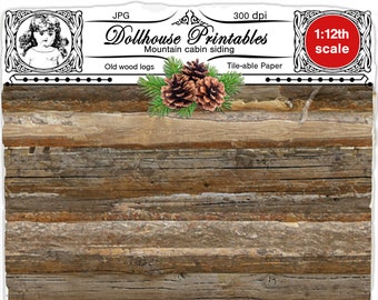 Printable Dollhouse Siding - Etsy