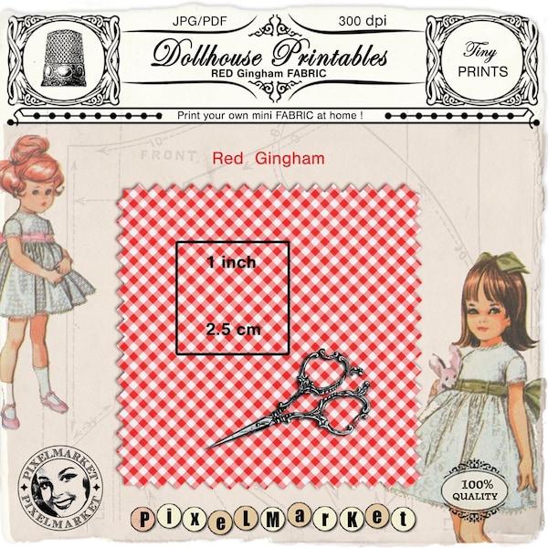 Barbie Gingham Fabric - Etsy
