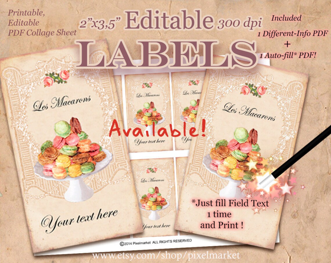 Brooch Displays JEWELRY CARDS Printable & Editable PDF - Etsy