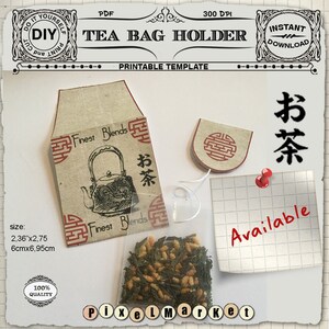 JAPANESE Pocket & Tag Library Card With Envelope Digital Scrapbooking ...