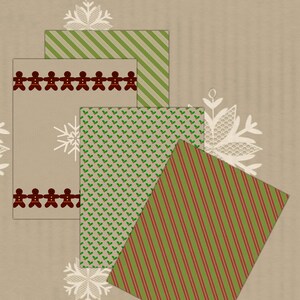 NORDIC PAPERS SET Printable Giftwrap Primitive Wrapping Paper ...