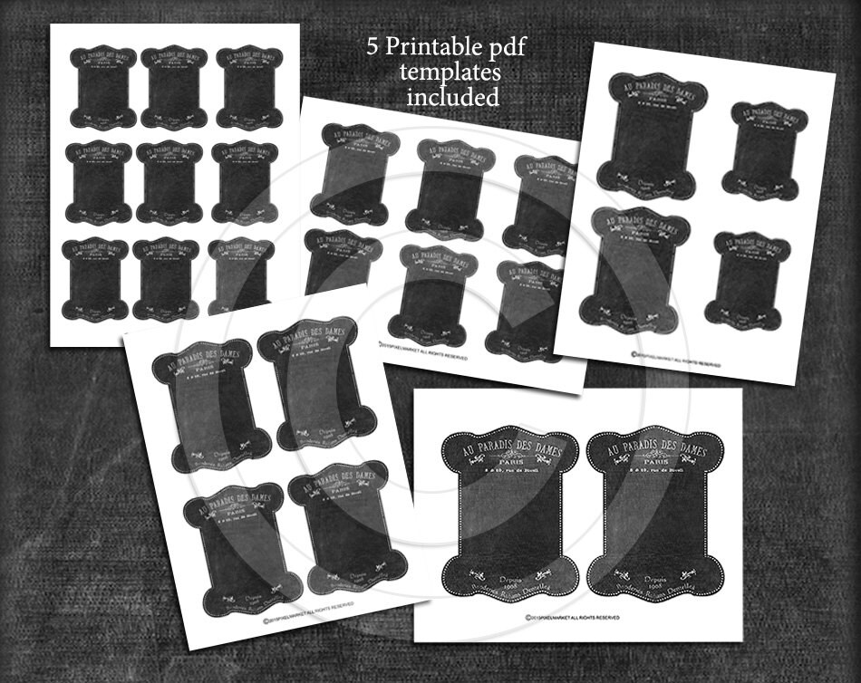 RIBBON STORAGE Lace Keeper Template Sewing Clipart Thread Card ...