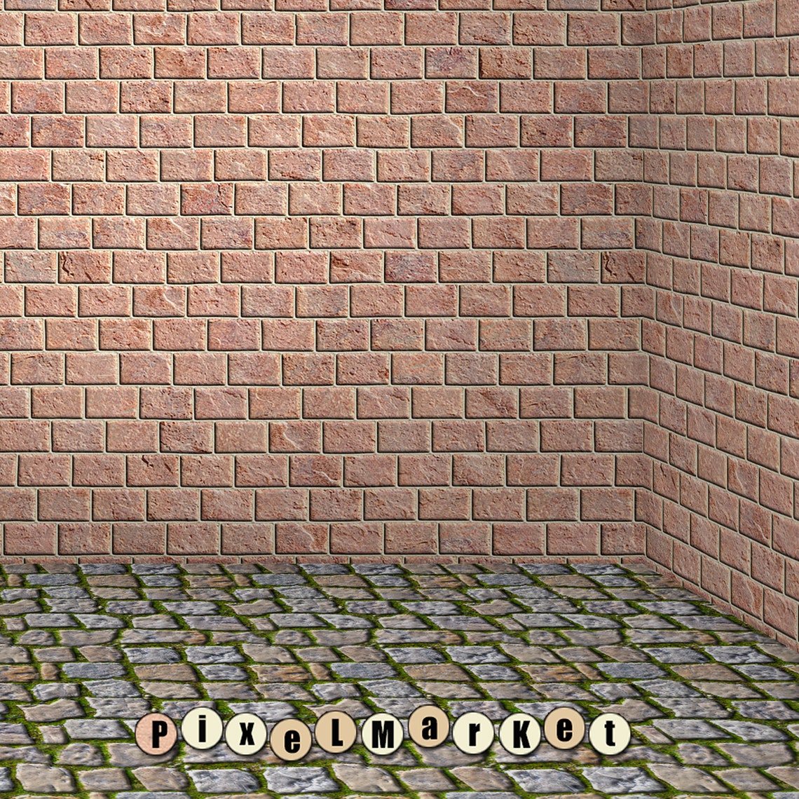 Dollhouse Miniature Printable Wallpaper Cottage STONE Tiles 1/12th ...