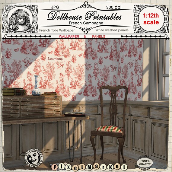 Digital Sheets 12th Scale Dolls House Miniature Download and Print ...