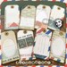 Air Mail TAG Set of 8 Correspondence Tag CLIPARTS Collage Sheet ...
