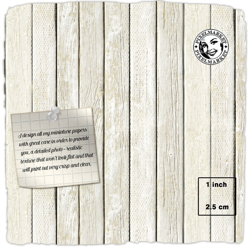Playscale Miniature FLOORING Printable Rustic Wooden Floor - Etsy