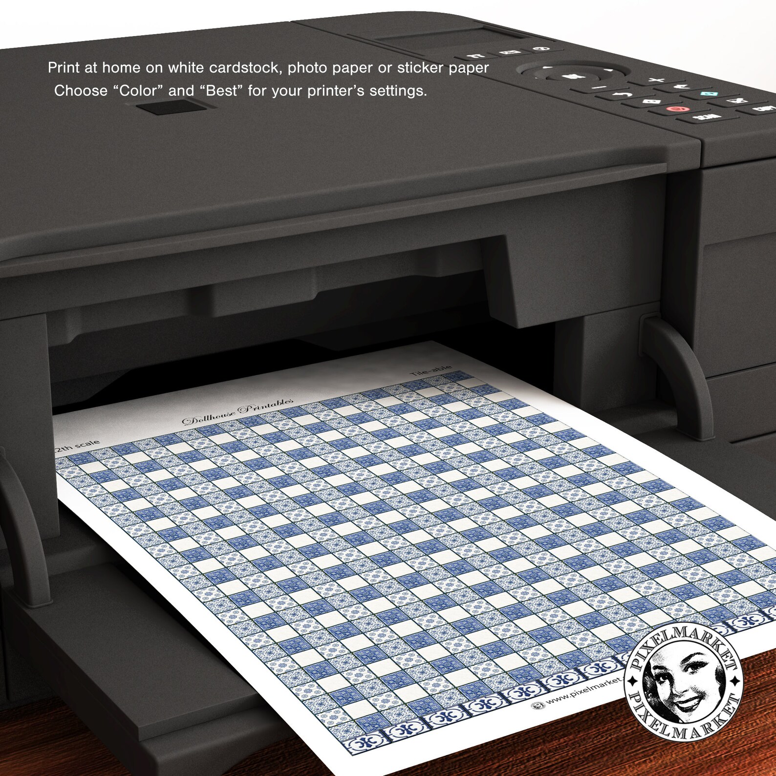 Miniature Ceramic Wall Tiles Printable Replica of Monets - Etsy