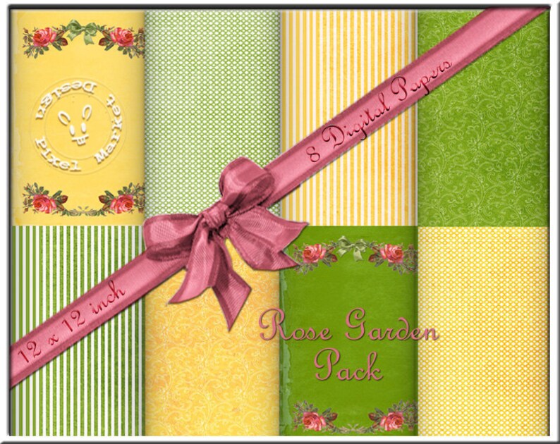 12x12 PAPERS for Digital SCRAPBOOKING Printable | Etsy