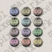 DIGITAL BUTTONS CLIPARTS 1 Inch Circle Buttons Transparent Png - Etsy