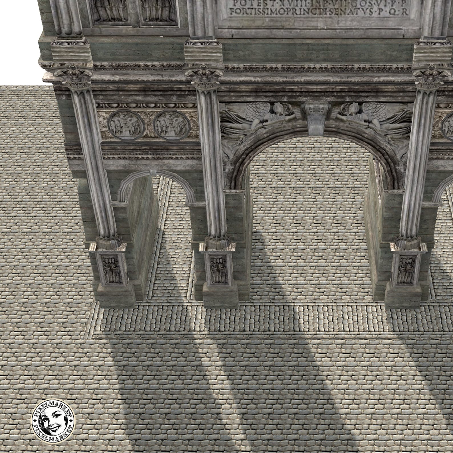 Miniature Diorama Flooring COBBLESTONE Floor Tiles Street Pavement ...
