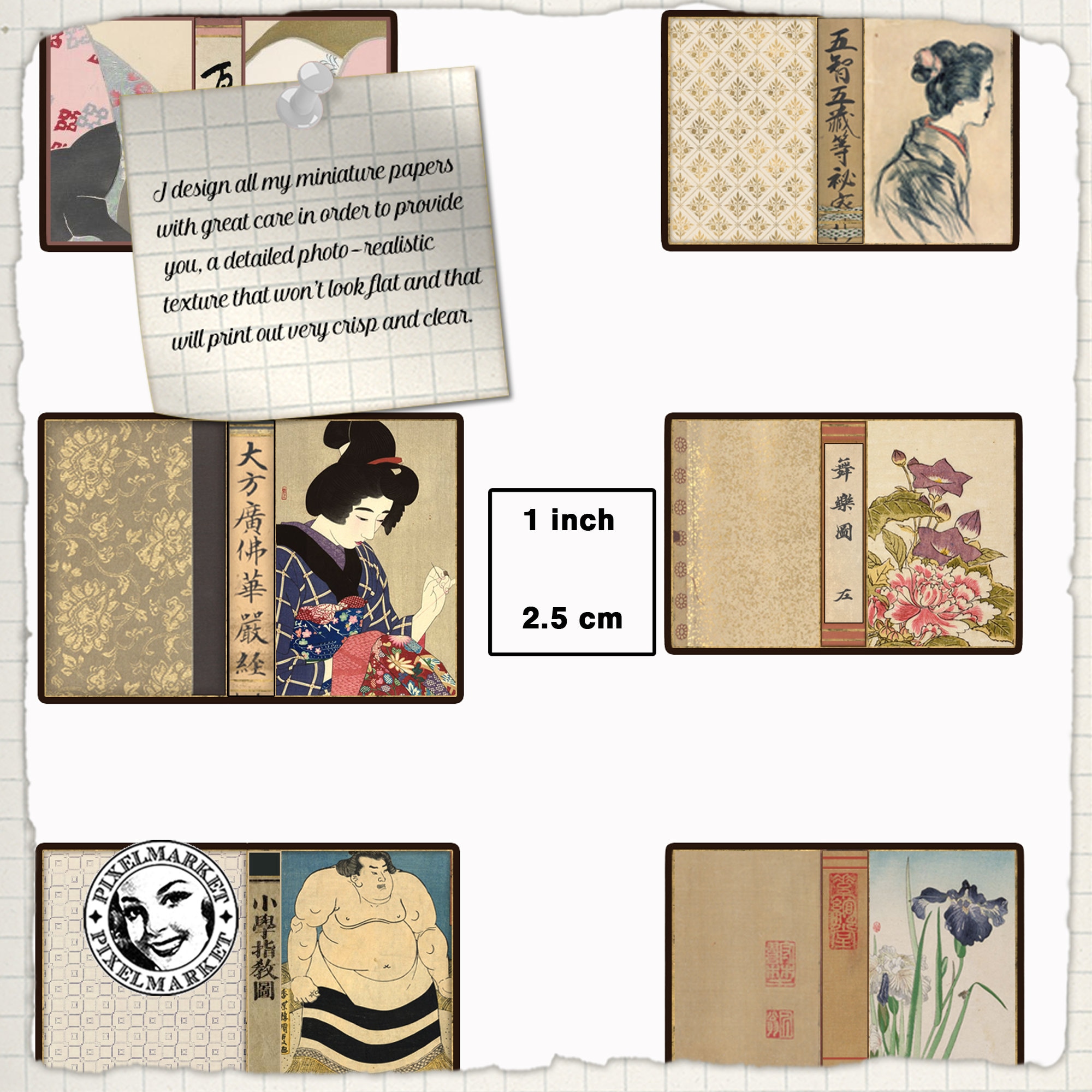 Printable Japanese Book Covers Calligraphy Scrolls and Art - Etsy UK