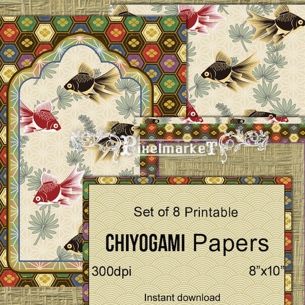 Large Chiyogami Paper - Etsy