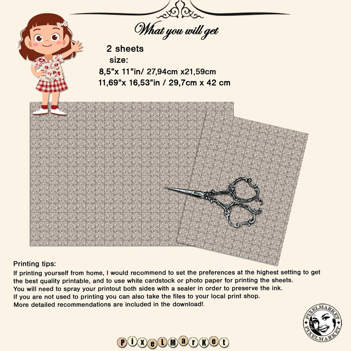 Miniature TERRAZZO TILES Printable Flooring Wallpaper Use for | Etsy