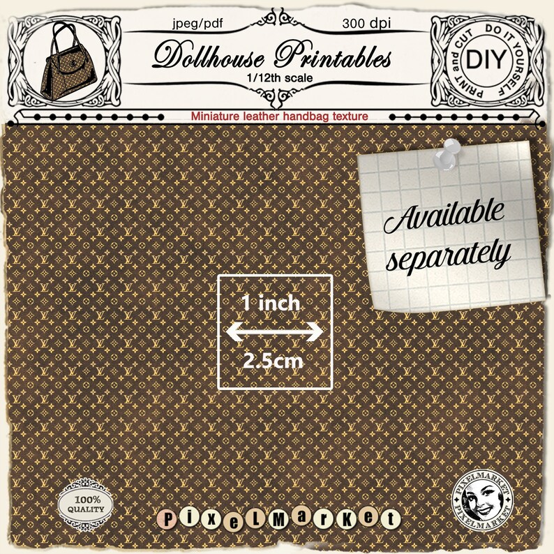 1:12th Printable BASKET WALLPAPER Miniature Basketweave - Etsy