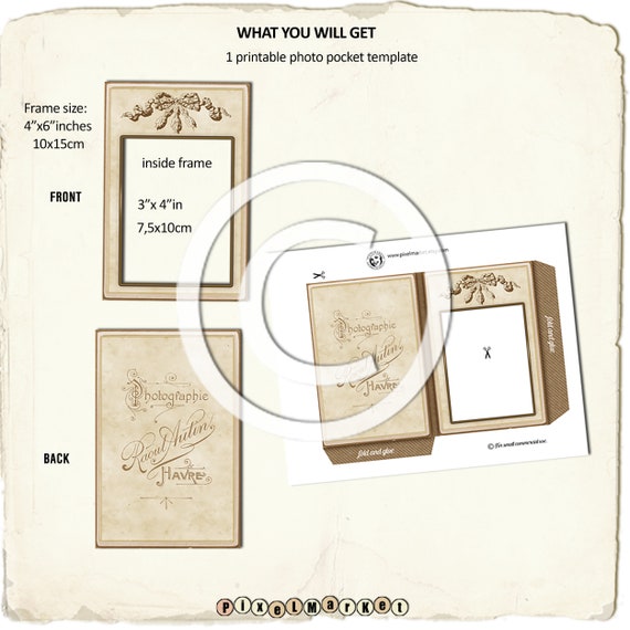 French Frame Template