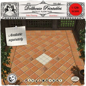 Dollhouse Wallpaper Miniature OLD STONE WALL Printable Sheet Antique ...