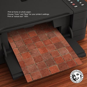 SPANISH TILES Rustic Flooring Printable Terracotta Floor Tiles Download ...
