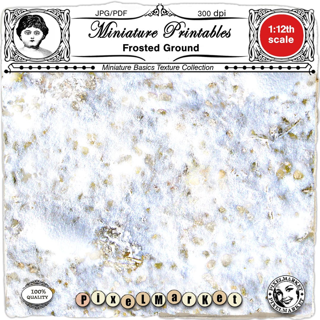 FROSTED GROUND – Printable Snowy Terrain Flooring With Realistic Snow ...