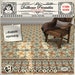 DOLLHOUSE Printable Flooring Wallpaper for 1/12 Miniature White & Blue ...