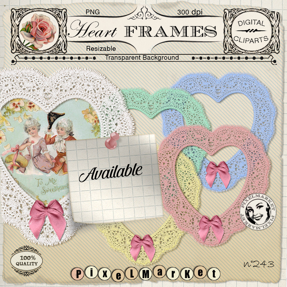 Gold FRAME CLIPART Picture Frame Printable Ornate Photo Frame | Etsy