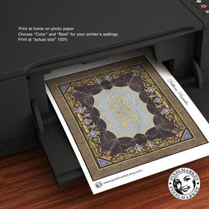 Dollhouse Printable Ancient Rome Miniature CEILING Antique Roman ...