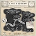 French Vintage Lace KEEPER Cliparts for Sewing Storage Digital - Etsy