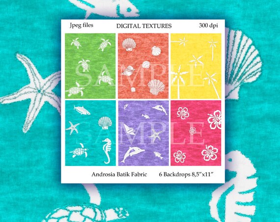 Craft Supplies & Tools BATIK FABRIC TEXTURE from Andros Island Bahamas ...