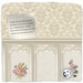 DOLLHOUSE Printable Damask WALLPAPER With WAINSCOTING Digital Sheet ...