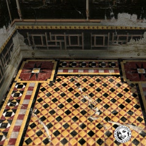 Ancient Rome Diorama Flooring Printable Mosaic Floor Tiles Distressed ...
