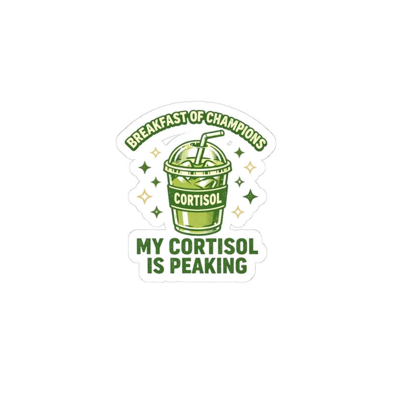 Cortisol Sticker - Etsy