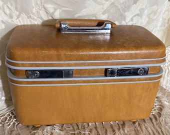 Vintage Train Case, Black, Hard Shell, Socialite - Etsy