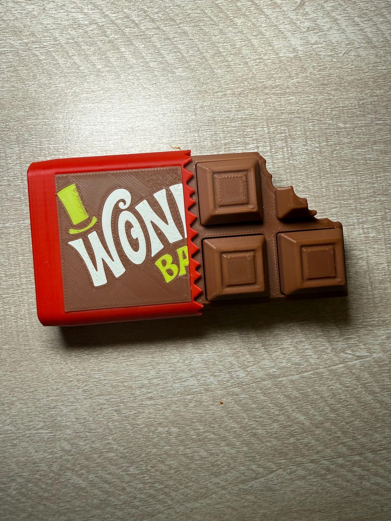 Wonka Bar Fidget Clicker 3D Printed - Etsy