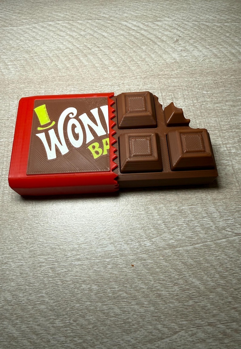 Wonka Bar Fidget Clicker 3D Printed - Etsy