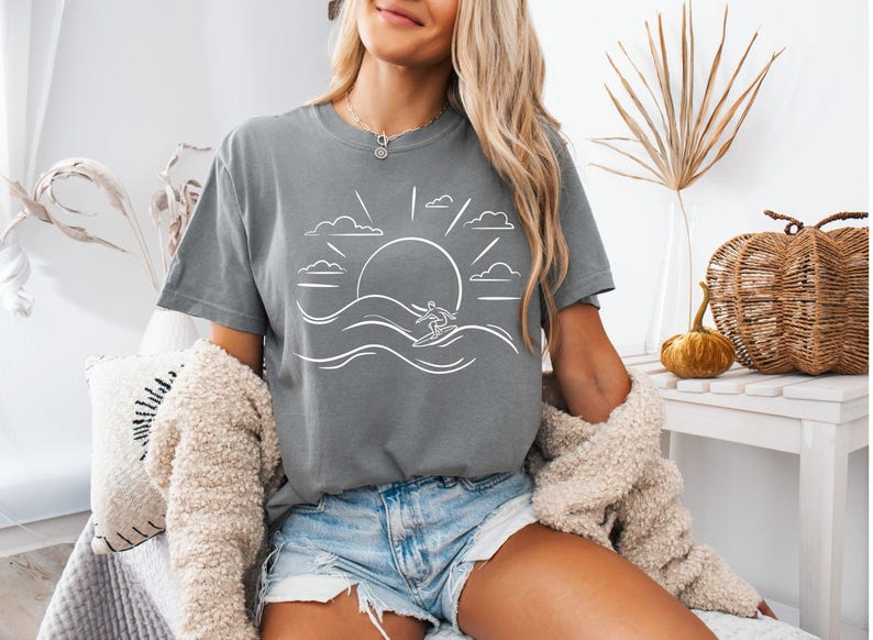 Comfort Colors® Sun T-shirt, Summer Shirt, Beach Shirts, Summer ...