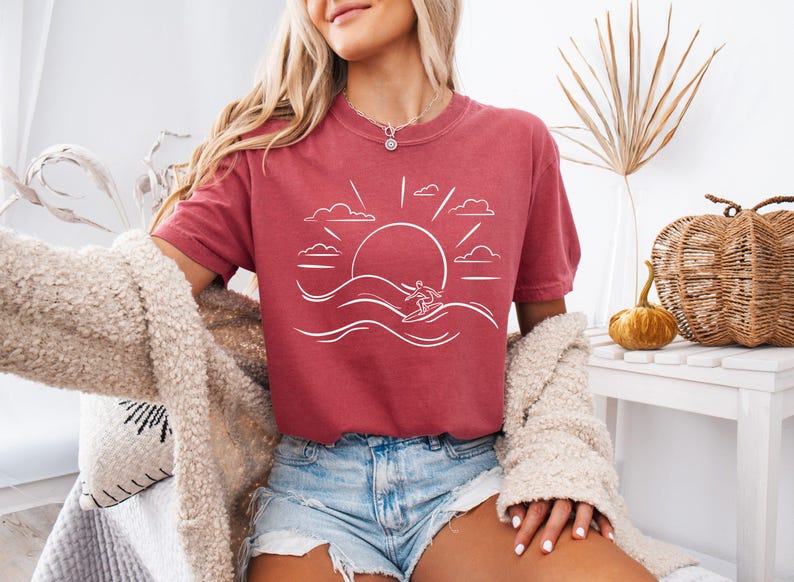 Comfort Colors® Sun T-shirt, Summer Shirt, Beach Shirts, Summer ...
