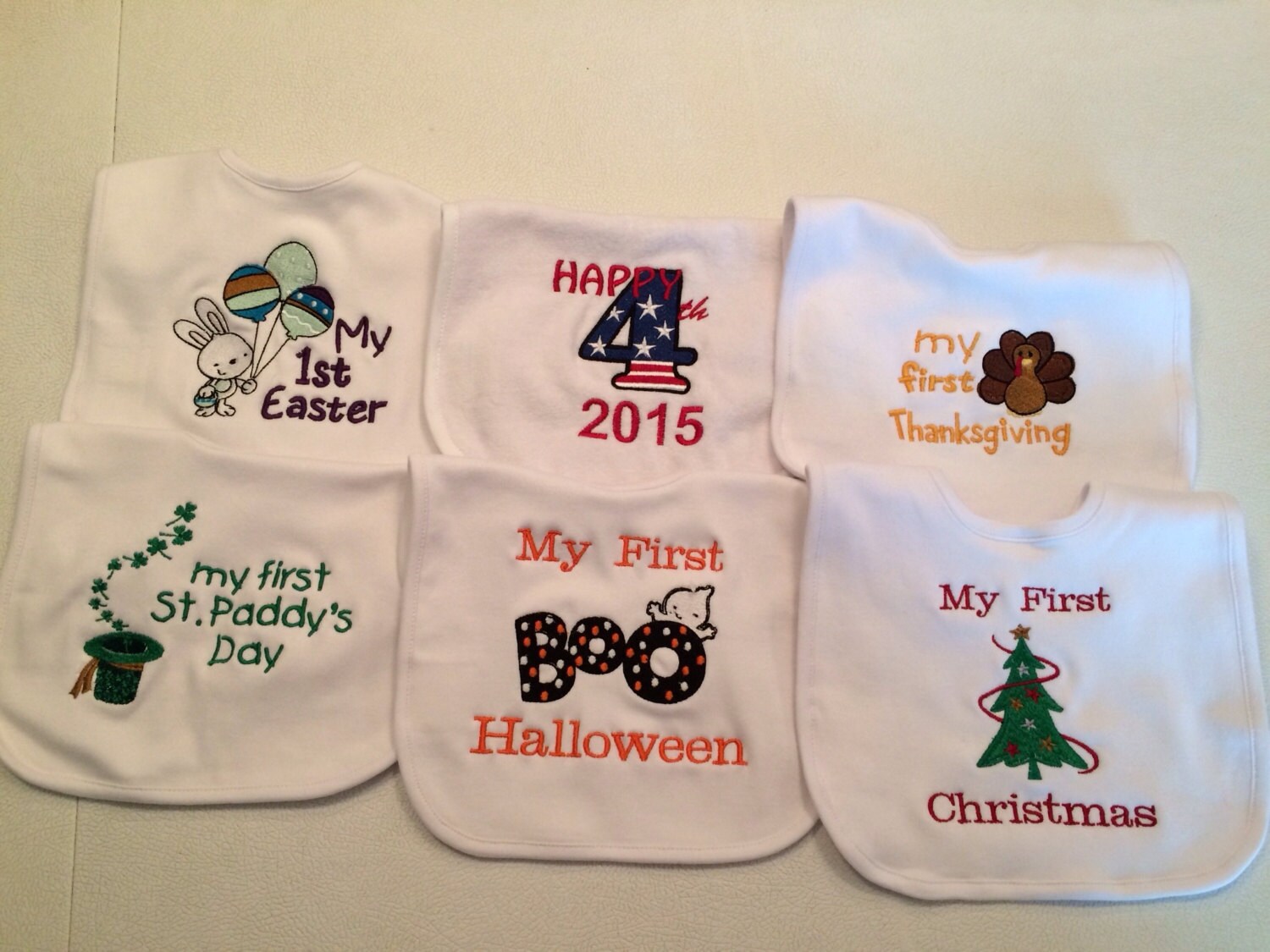 Holiday Bibs - Etsy