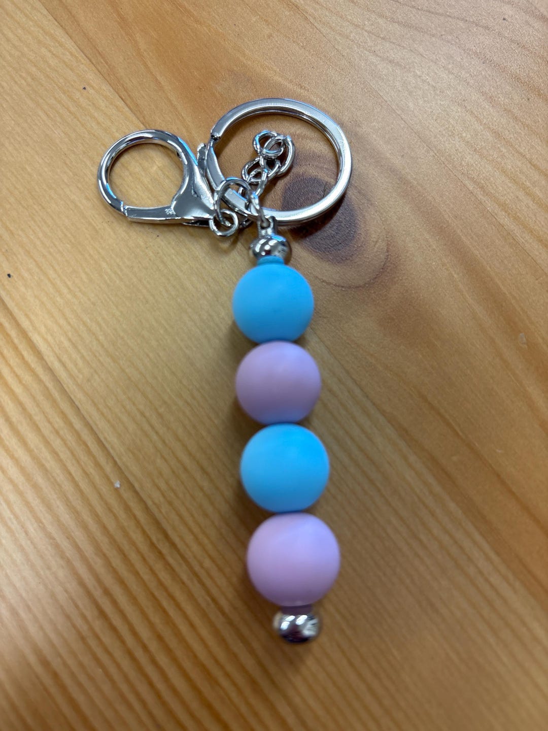 Silicone Beaded Keychain - Etsy