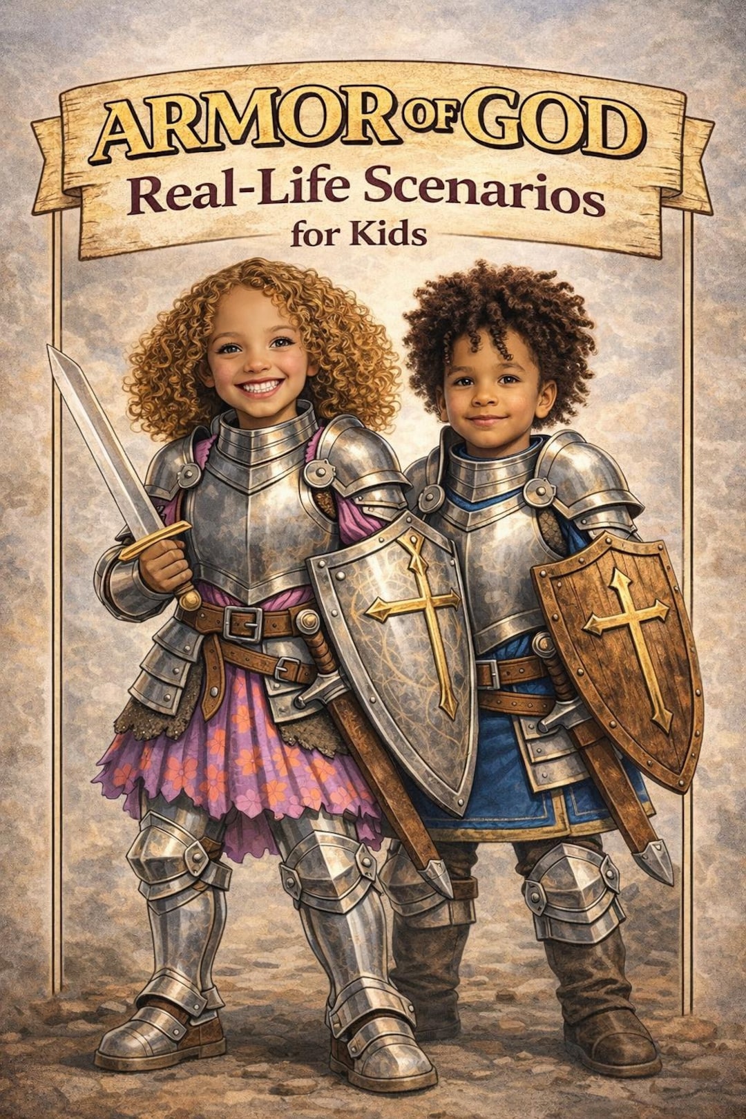 Armor of God Workbook for Kids | Real-life Scenarios Bible Activities ...