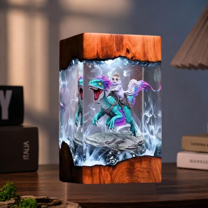 Alastor Hazbin Hotel Resin Lamp, Radio Demon Figure Night Light, Gothic ...