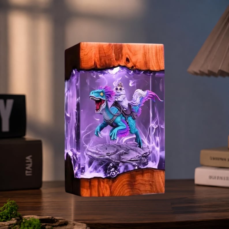 Alastor Hazbin Hotel Resin Lamp, Radio Demon Figure Night Light, Gothic ...