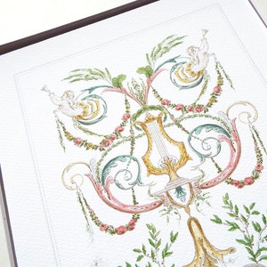 Antique French Decorative Pattern 3 Fine Art Print on Archival ...