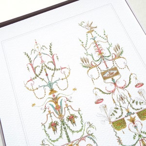 Antique French Decorative Pattern 4 Fine Art Print on Archival ...