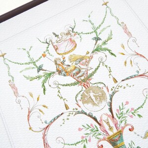 Antique French Decorative Pattern 1 Fine Art Print on Archival ...