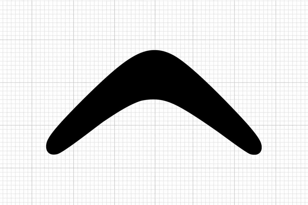Boomerang Cut File (instant Download - Svg, Dxf, Eps, Png, Jpg, Pdf) - Etsy