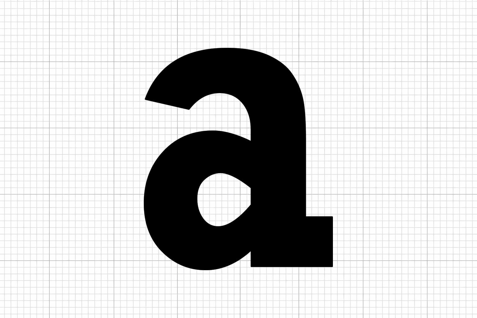 Lowercase Letter A SVG Cut File (digital Download) - Etsy