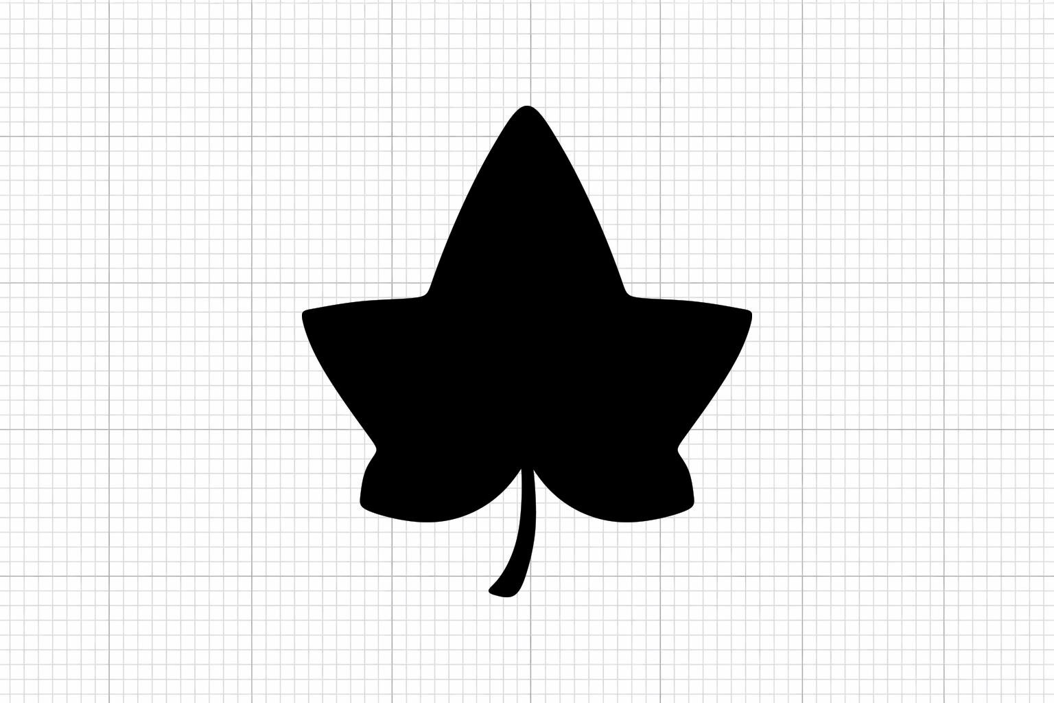 Ivy Leaf SVG Cut File – Digital Download for Crafts - Etsy