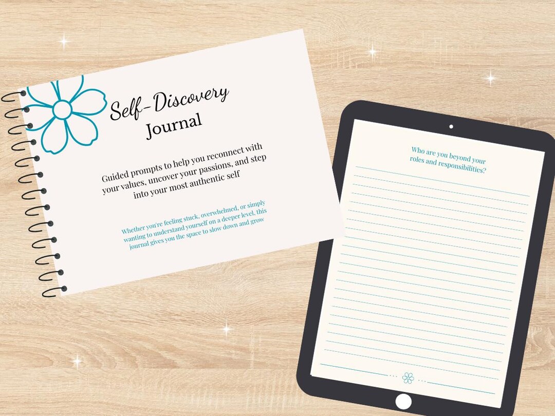 Self Discovery Journal Prompts Printable PDF | 100 Guided Prompts for ...