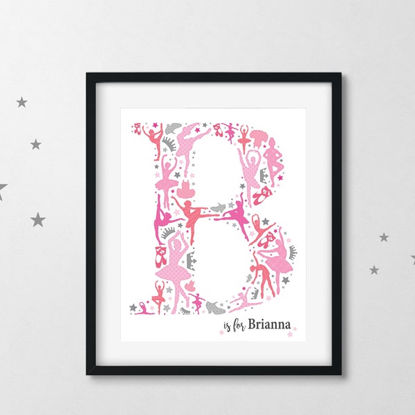 Ballerina Monogram - Etsy