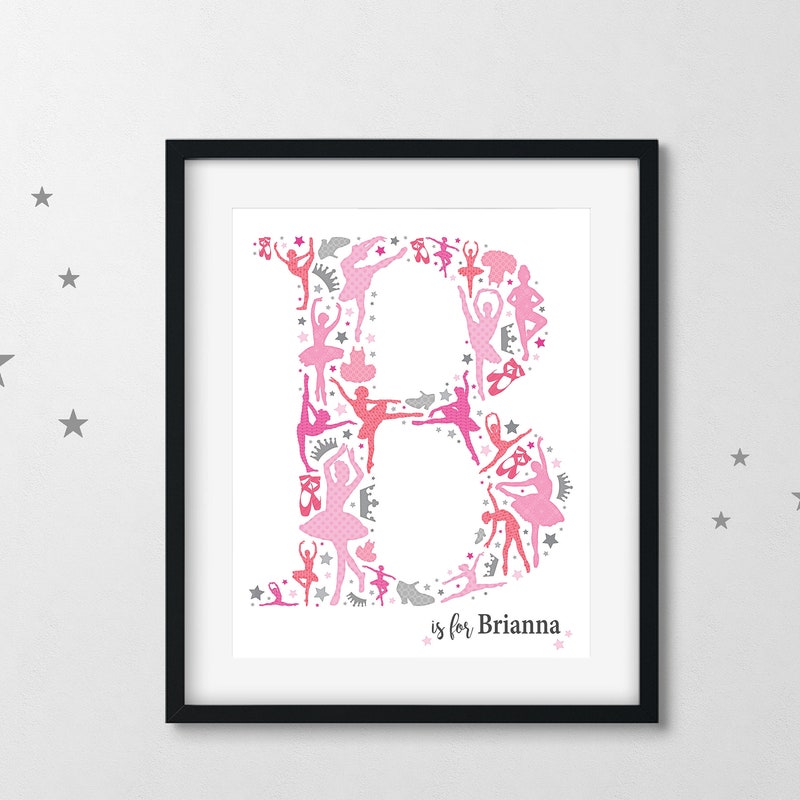 Ballerina Monogram - Etsy
