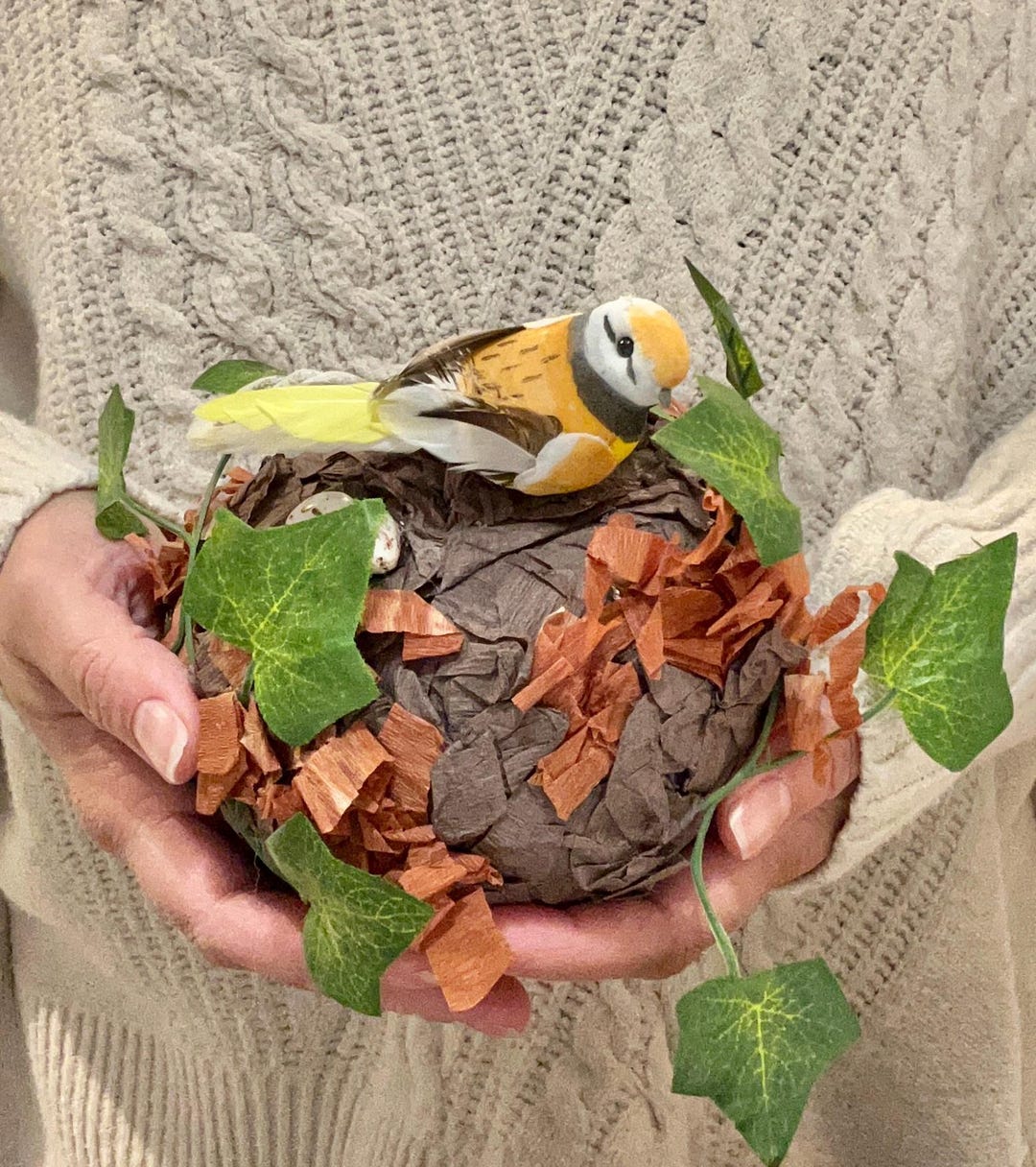 Birds Nest Surprise Ball Sample Sale/ready Made - Etsy